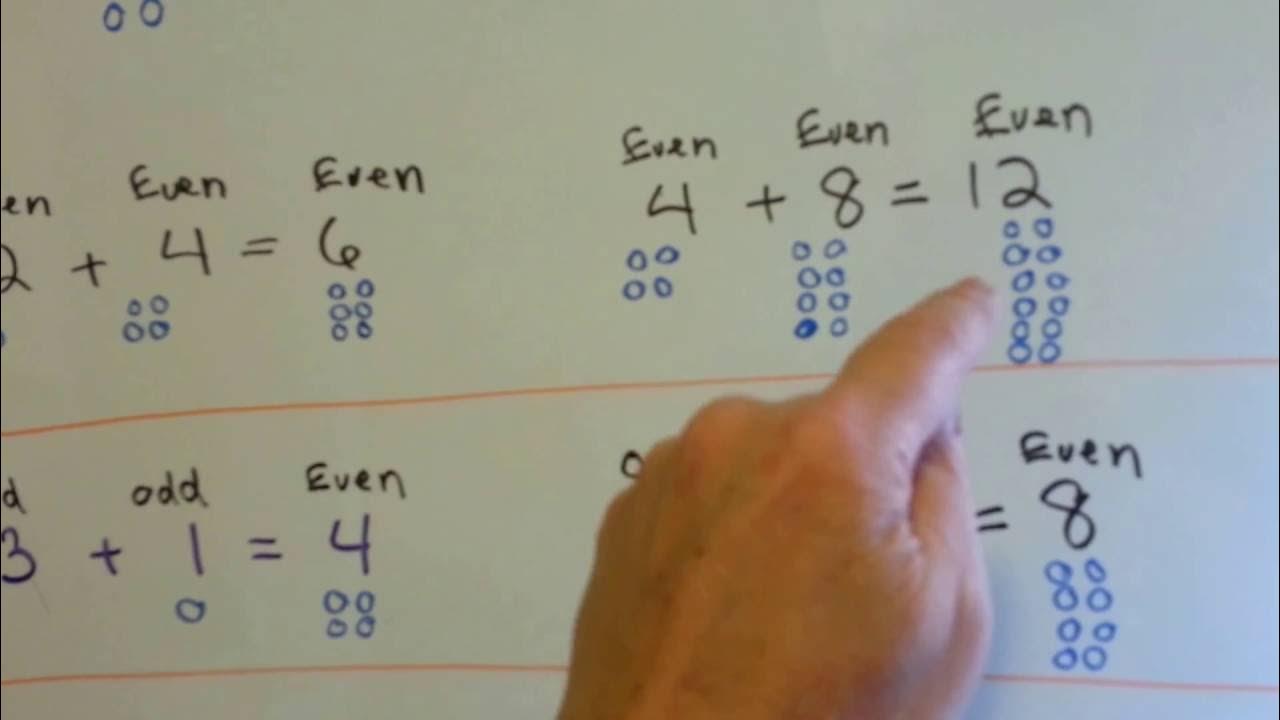 Grade 3 Math #1.1f, Even and odd numbers - YouTube