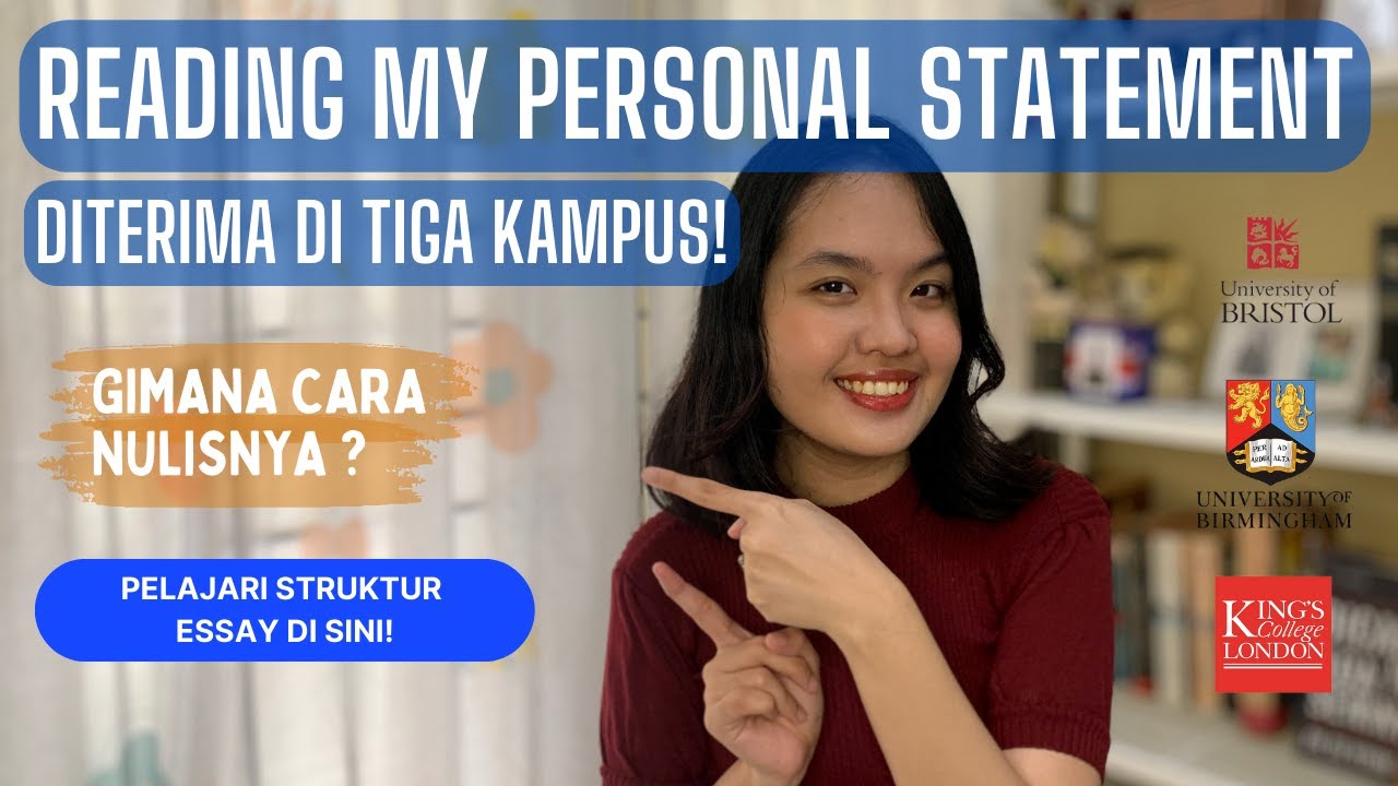 Baca Personal Statement yang Bikin Diterima di 3 UK Universities | Reading My Personal Statement ...