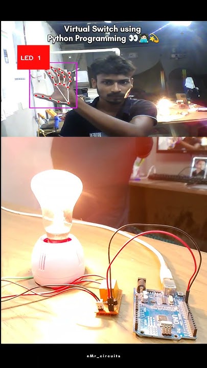 Arduino Python Projects 👀🧑🏻‍💻⚡ Shorts Arduino Opencv Electronics Python Youtube