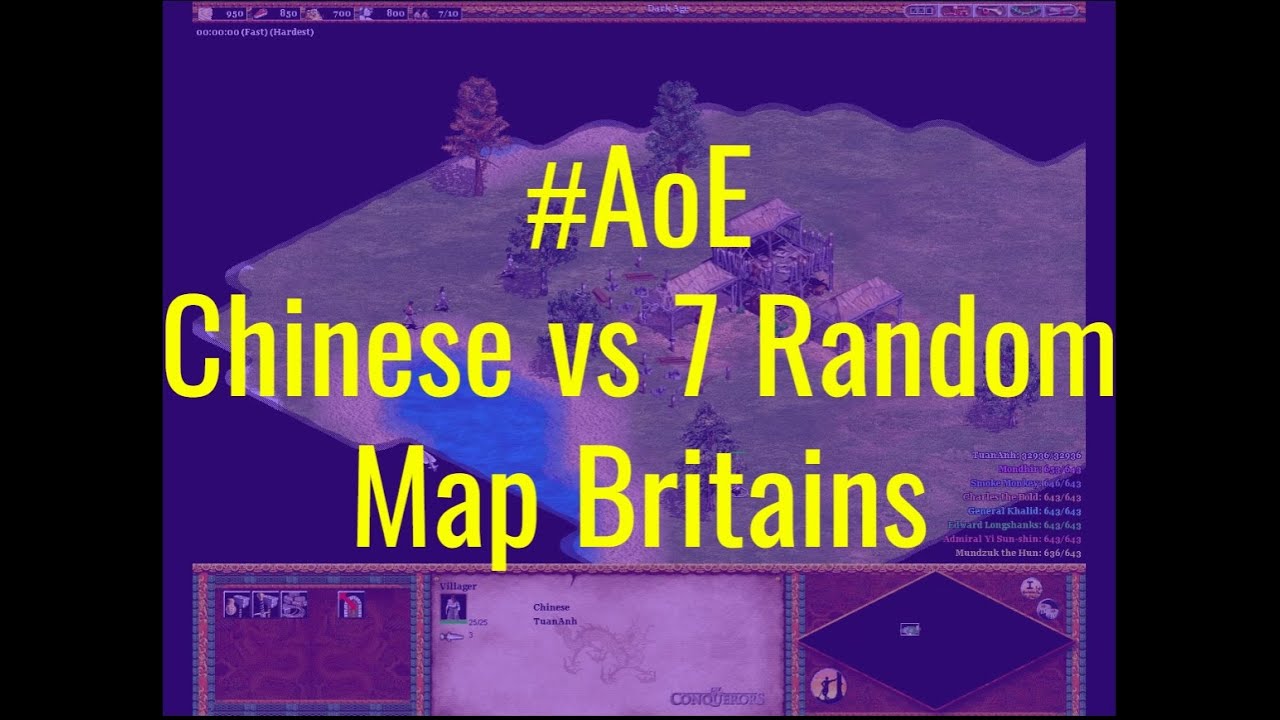 Relics Victory | Aoe II The Conquerors | Chinese vs 7 Random | Map ...