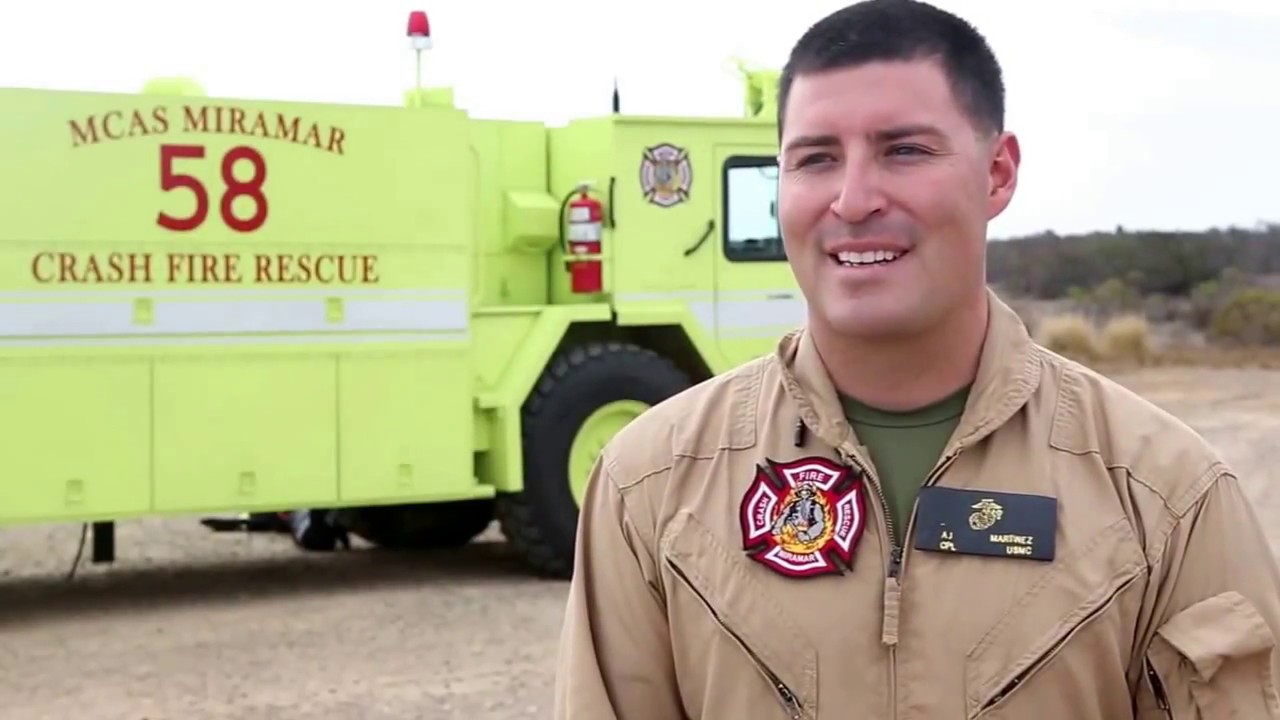 A new day in the life of a Marine Firefighters - YouTube