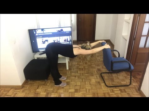 Alongamentos de Academia. Exercício 7 - Costas. Aprenda a alongar ...