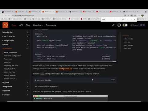 How to create WebdriverIO Projects in WebStorm - YouTube