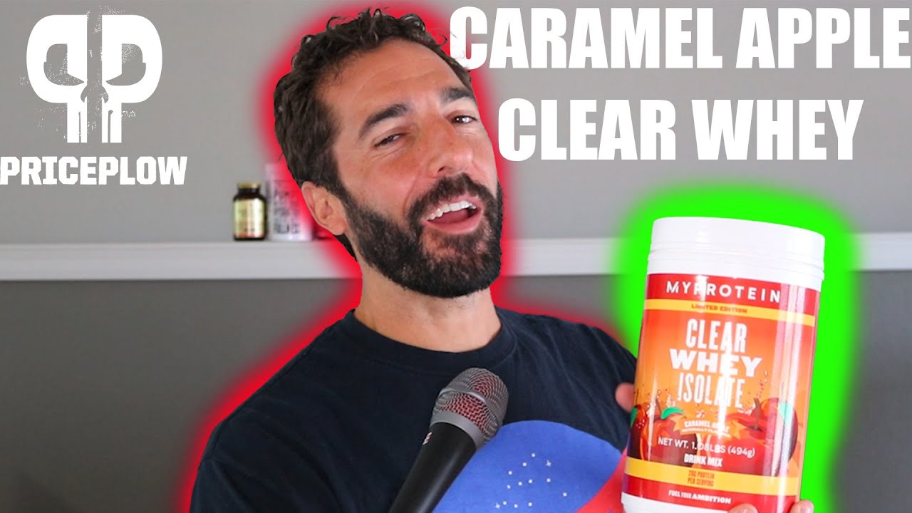 CARAMEL APPLE Protein?! Myprotein Clear Whey Isolate Limited Ed - YouTube