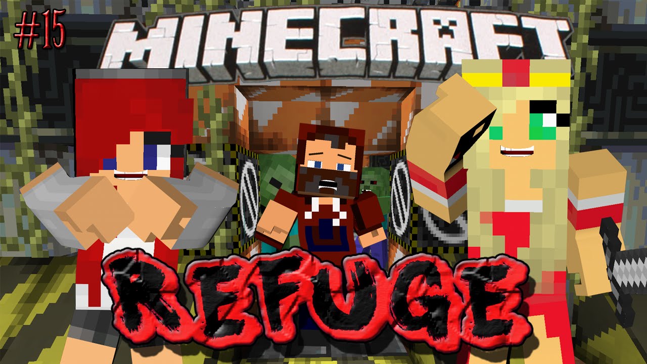 "HEATHER BEAT MINECRAFT!" REFUGE WITH PATTI AND HEATHER #15 - YouTube