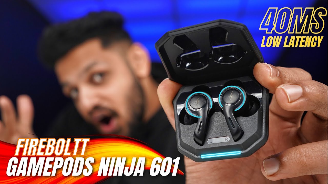 Fireboltt Gamepods Ninja 601 Unboxing & review - gaming Earbuds under ...