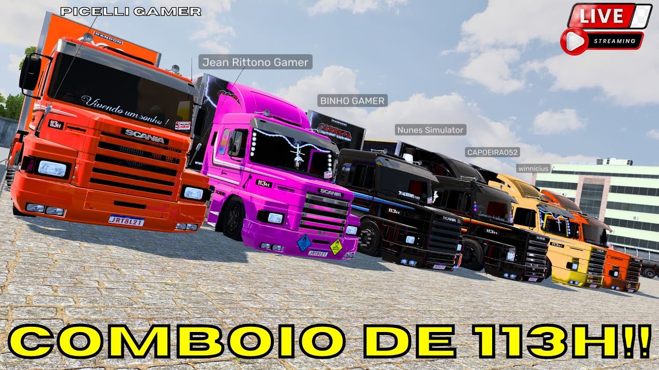 COMBOIO DE SCANIA V2 META LIBERAÇAO 2K - YouTube