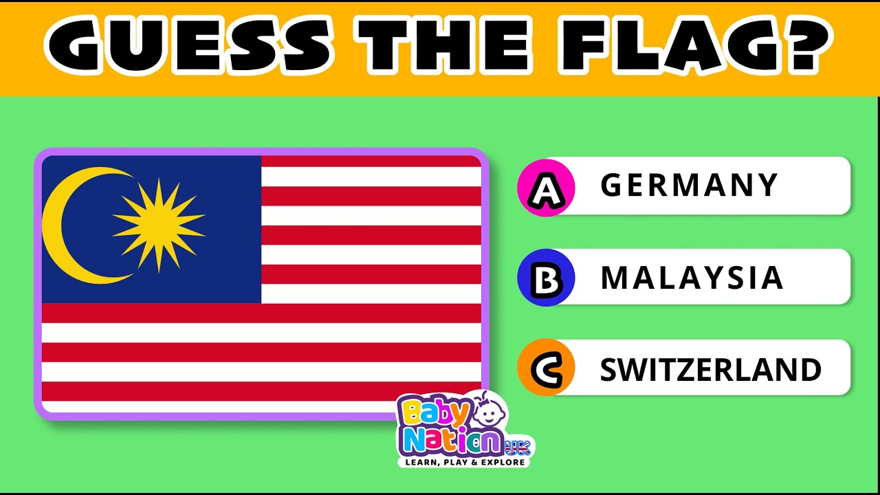 Guess and Learn ALL 49 FLAGS Of ASIA | Flag Quiz - YouTube