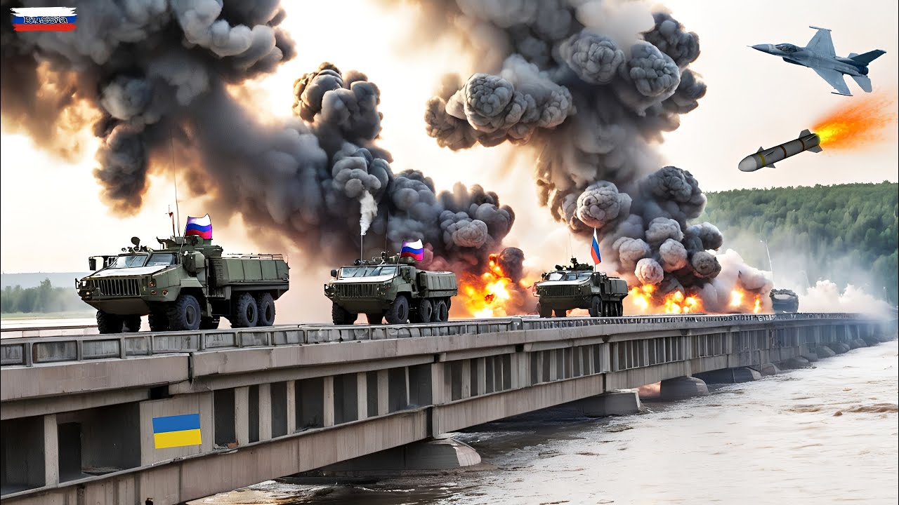 Crossing the Ukrainian Route! 10,000-Ton Russian Ammunition Convoy ...