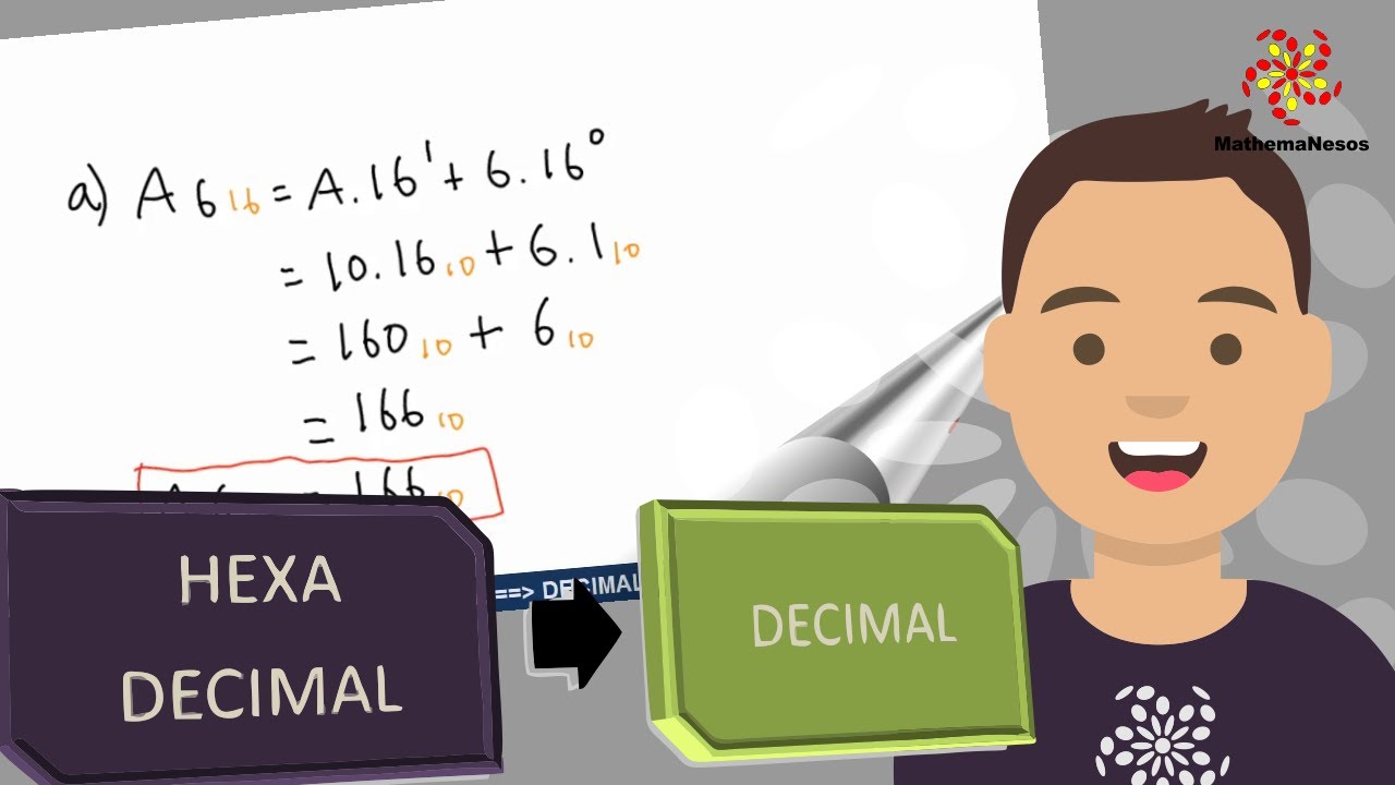Konversi Basis Bilangan Hexadesimal ke Desimal - YouTube