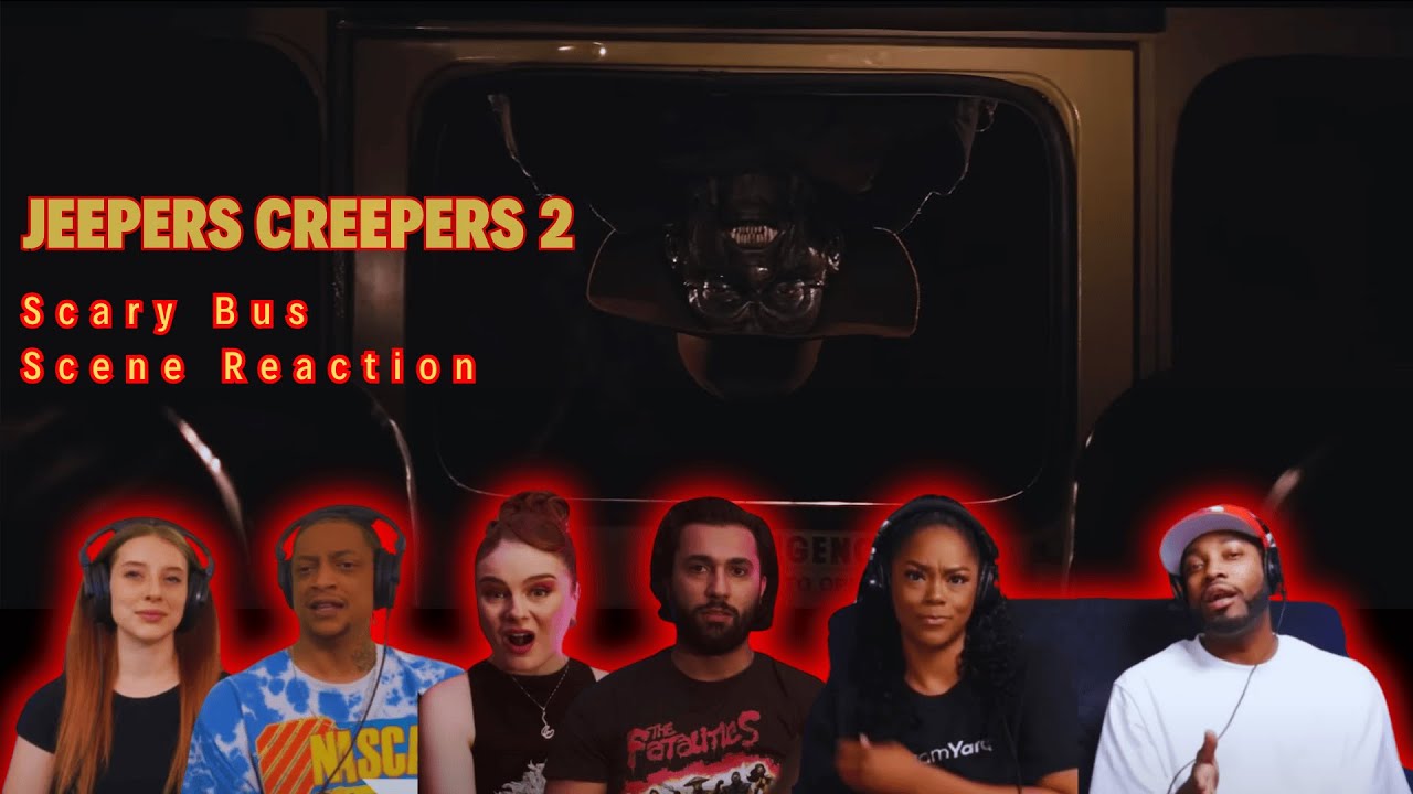 Jeepers Creepers 2 Scary School Bus Scene Reaction - YouTube