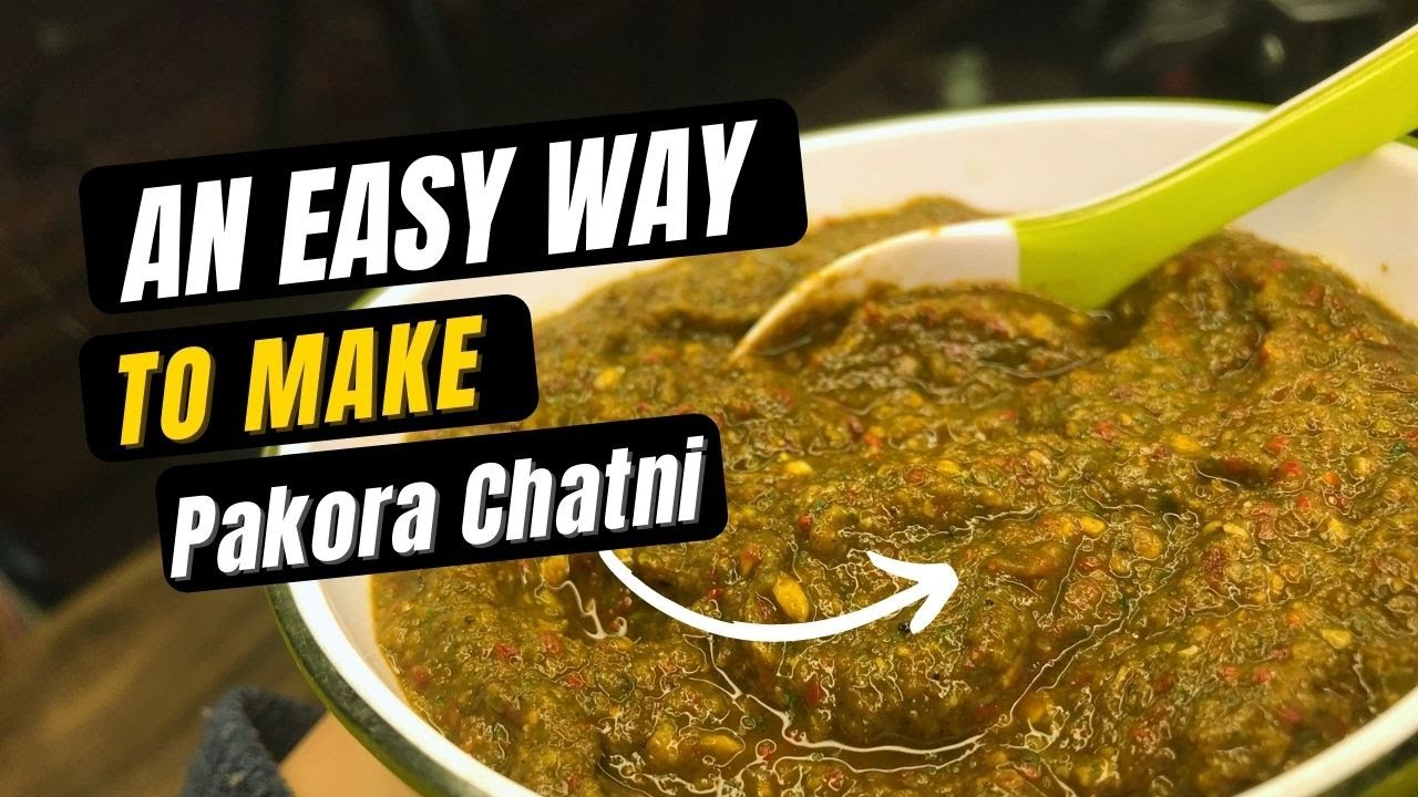 Pakora chatni complete recipe by our mommy's kitchen - YouTube