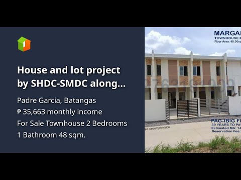 House and lot project by SHDC-SMDC along national road - YouTube