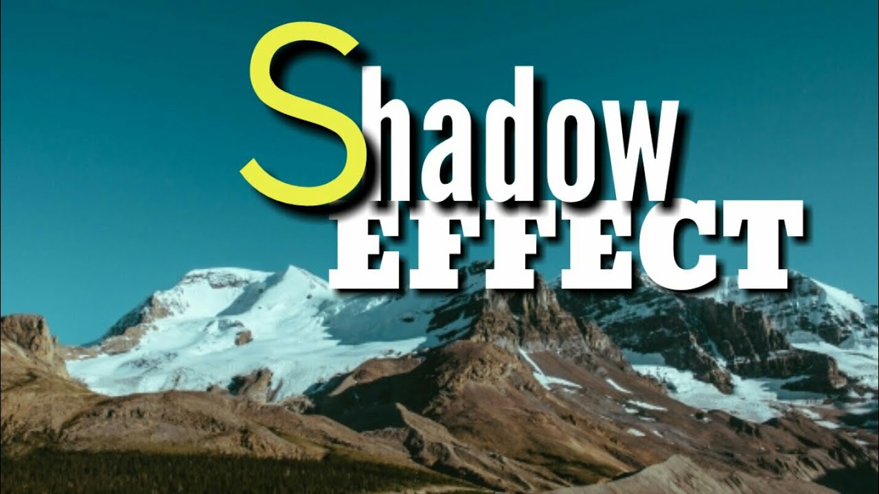 Make Shadow Effect on video👌👌👌 - YouTube