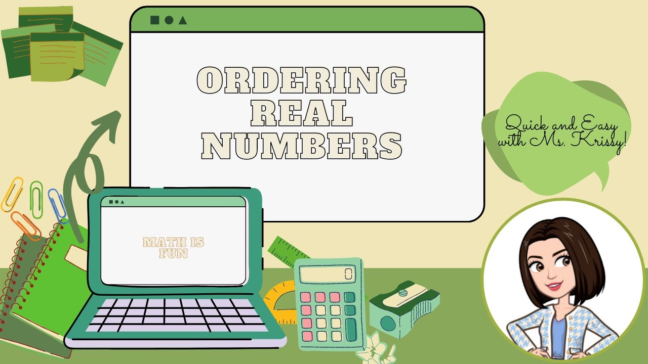 Ordering Real Numbers - YouTube