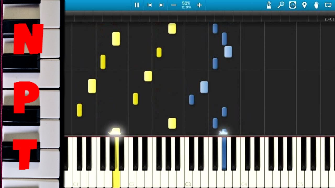 Five Nights At Freddy's Theme - Piano Tutorial - Full & 50 % Speed ...
