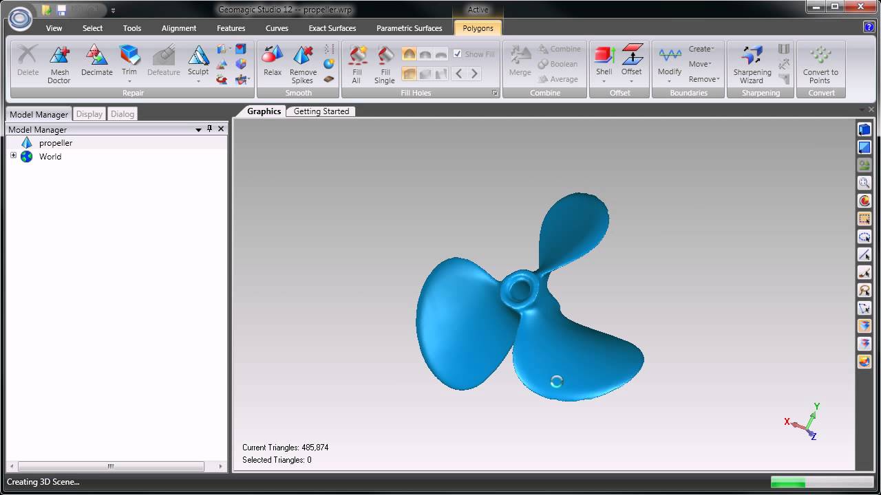 Geomagic Studio - 3DPDF (HD) - YouTube