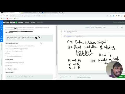 Hackerrank Solution | Python Swap Case | #2 - YouTube