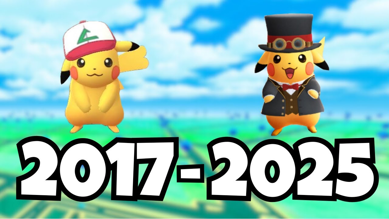 Ranking Every Costume Pikachu in Pokémon GO Part 1 - YouTube