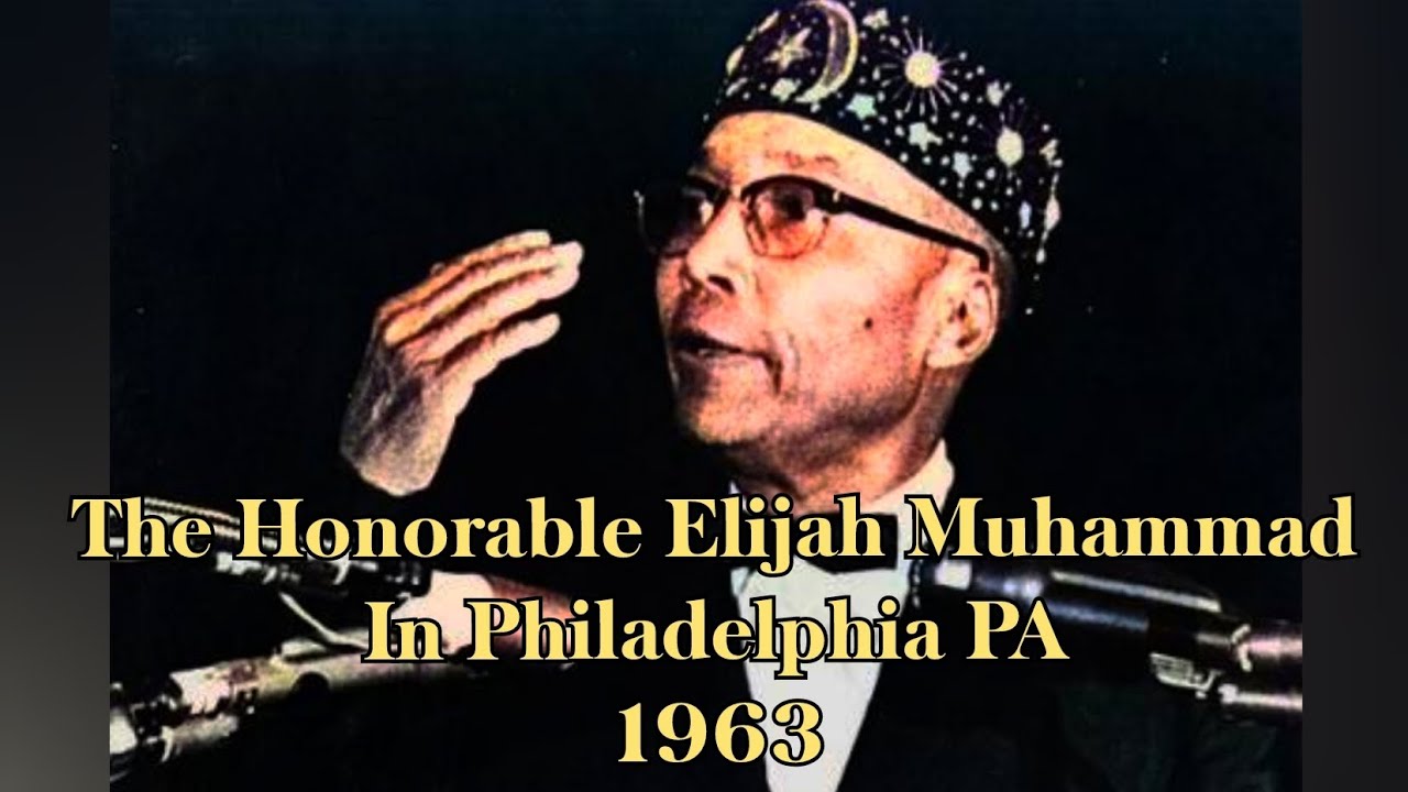 The Honorable Elijah Muhammad Speaks in ' The Arena' in Philadelphia PA ...