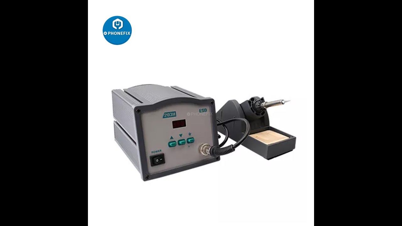 QUICK 203H Soldering Station Temperature Calibration - YouTube