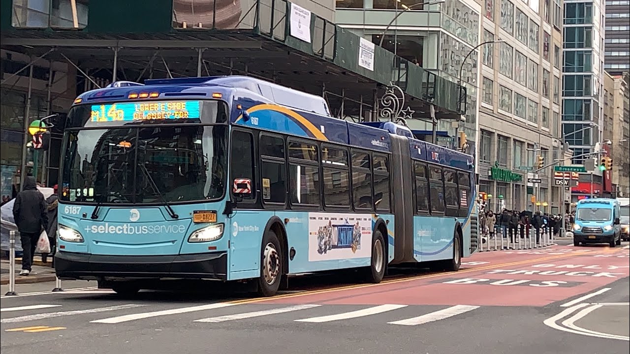 MTA Bus | Bus Action @ Union Square - YouTube