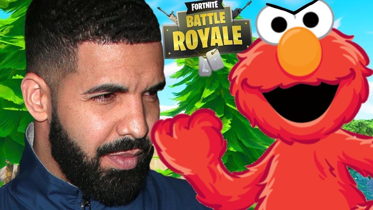 DRAKE Takes on ELMO on Fortnite (He knowns Ninja?!) - YouTube