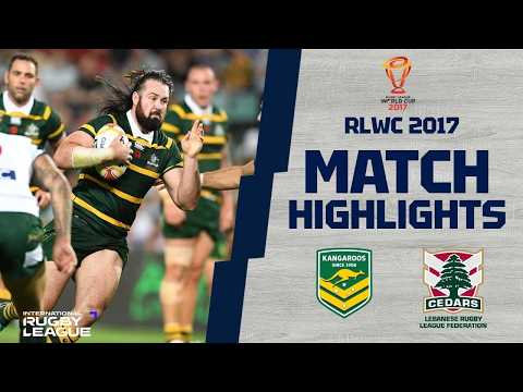 Rugby League World Cup | 2017 | Australia v Lebanon | Match Highlights