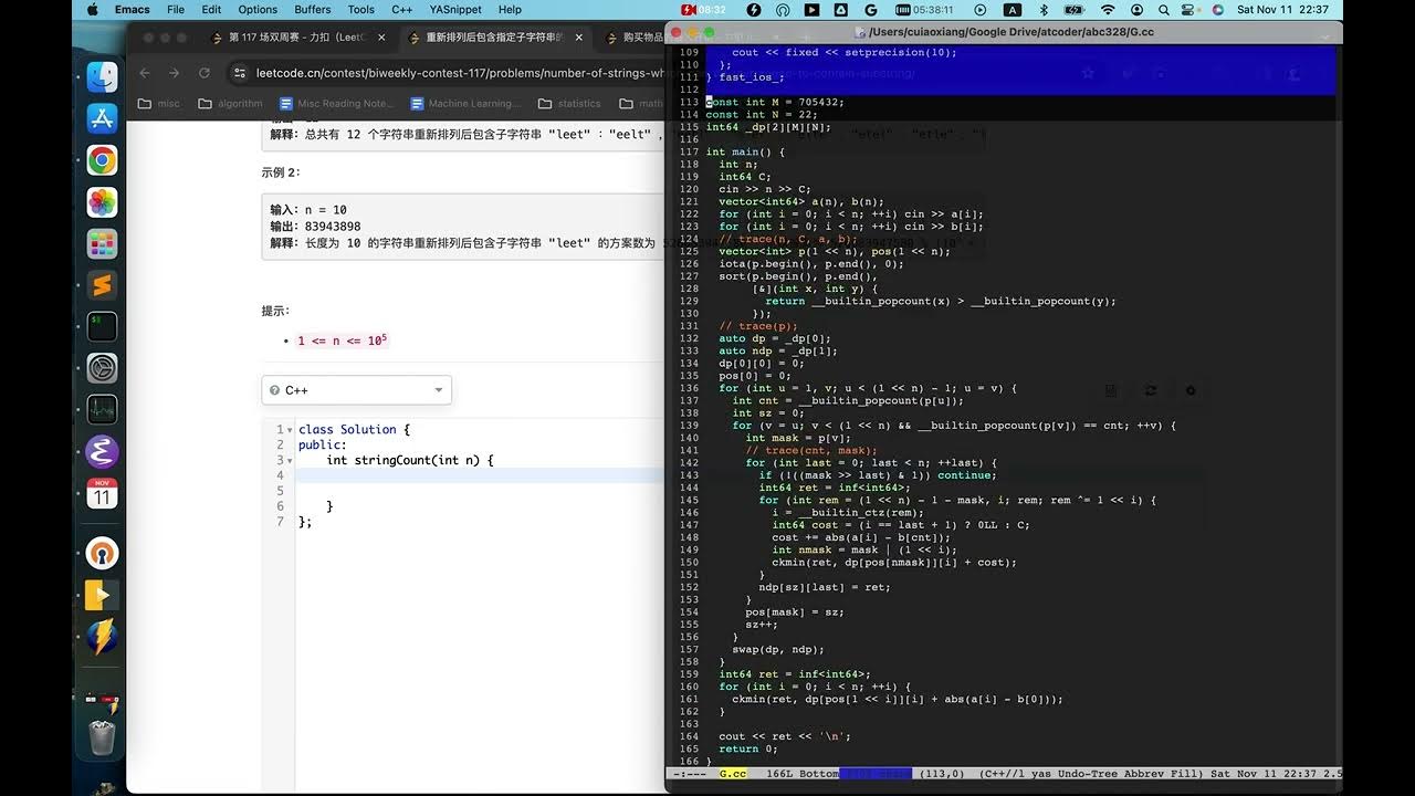 Leetcode Biweekly Contest 117 Youtube