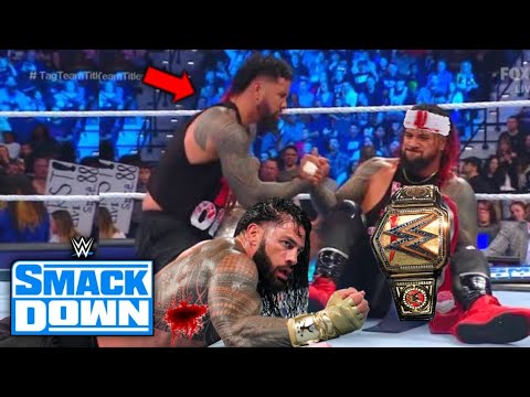 WWE Smackdown 21 July 2023 Jimmy Uso Return From injury & Help Jey Uso ...