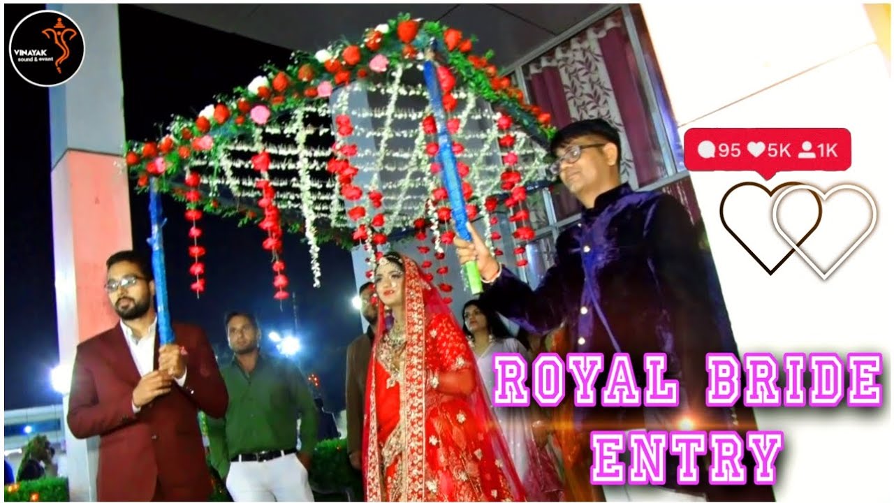 ⭐bride entry in rose chader⭐ || phoolon ki chadar for bride 2023⭐ ...
