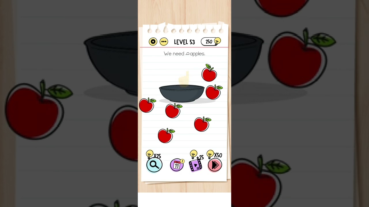 Brain Test 53: We need 9 apples - YouTube