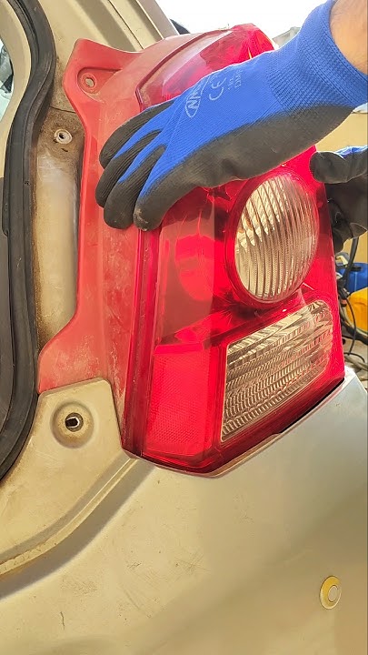 Rear light bulb replacement Suzuki Alto Nissan Pixo - YouTube