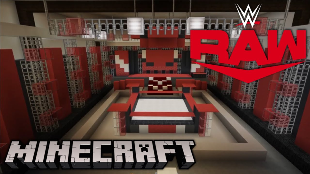 WWE RAW 2020 Set Up | Performance Centre | Minecraft - YouTube