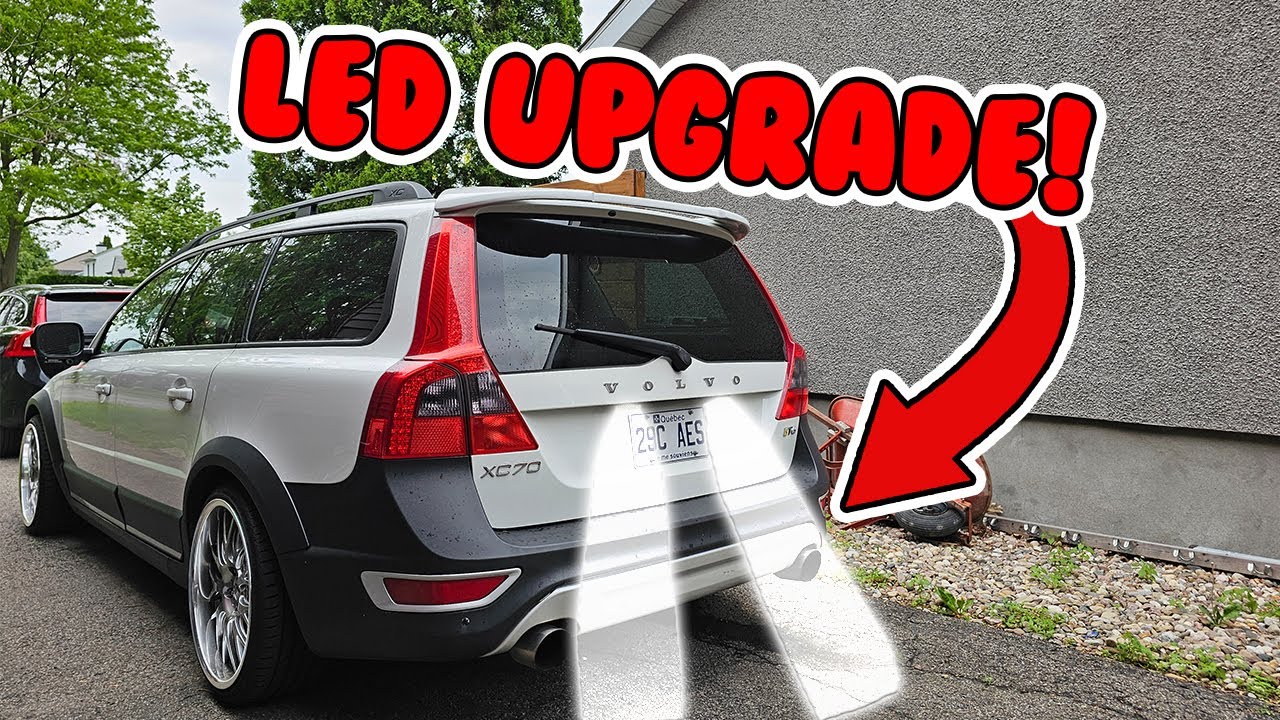 VOLVO XC70 T6 LED LICENSE PLATE LIGHTS UPGRADE! - YouTube