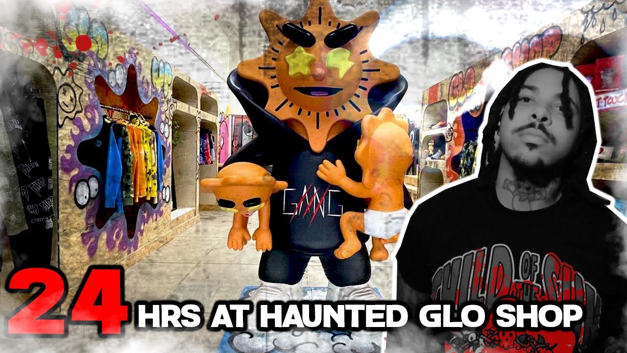 I STAYED 24 HOURS IN THE GLO SHOP - YouTube