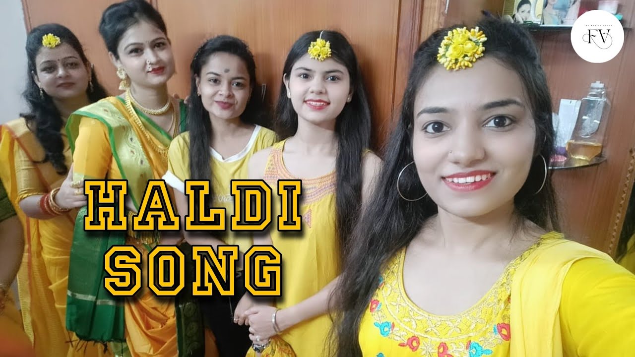Haldi Ceremony Celebration || Anubhuti haldi song || Wedding || 𝓜𝔂 ...