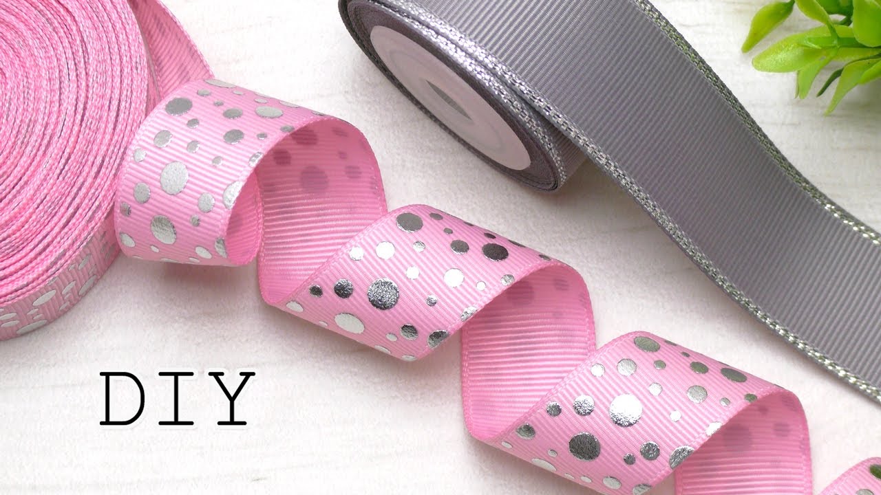 They're the best! Bows from Grosgrain Ribbon - YouTube