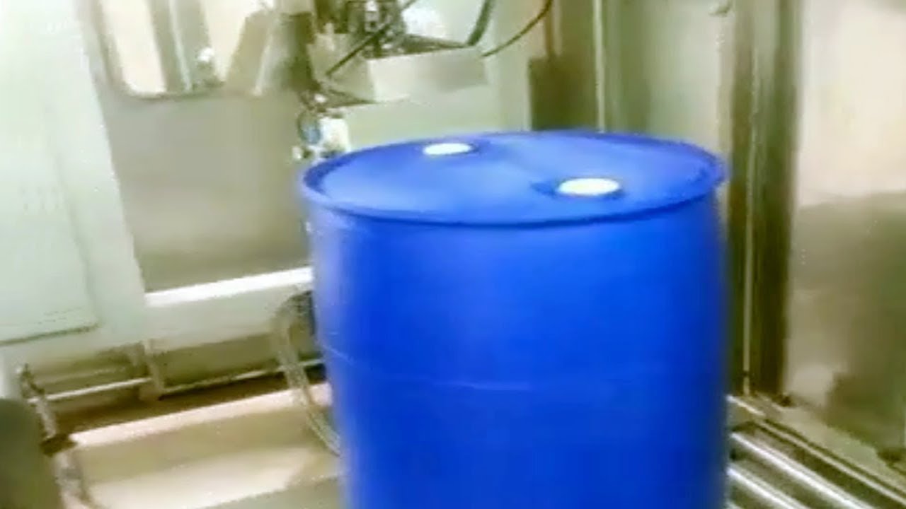 200L Drum filling system Barrel filler capper palletizer system fully ...