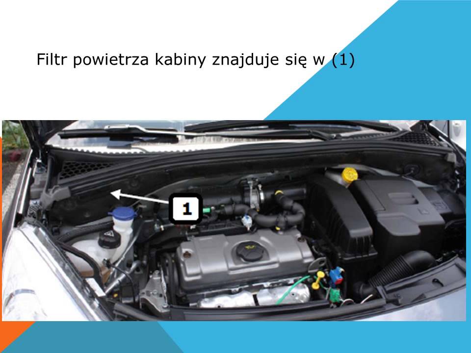 Jak wymienić filtr kabinowy - filtr pyłków kurzu na Citroen C3 - YouTube