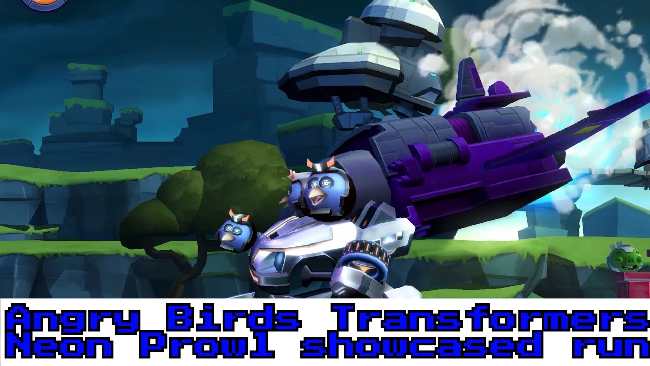 🦝Angry Birds Transformers Neon Prowl showcased run | (Prime Pass ...