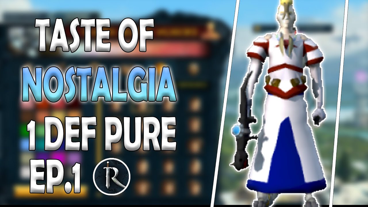 TASTE OF NOSTALGIA - Pure Series | Runescape 3 - YouTube