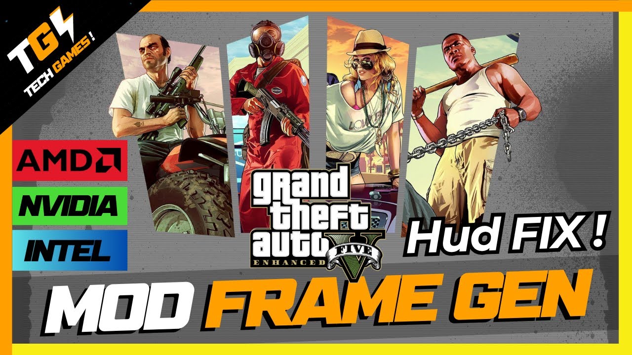 GTA V Enhanced: MOD Frame Generation | NVIDIA | AMD | INTEL - YouTube