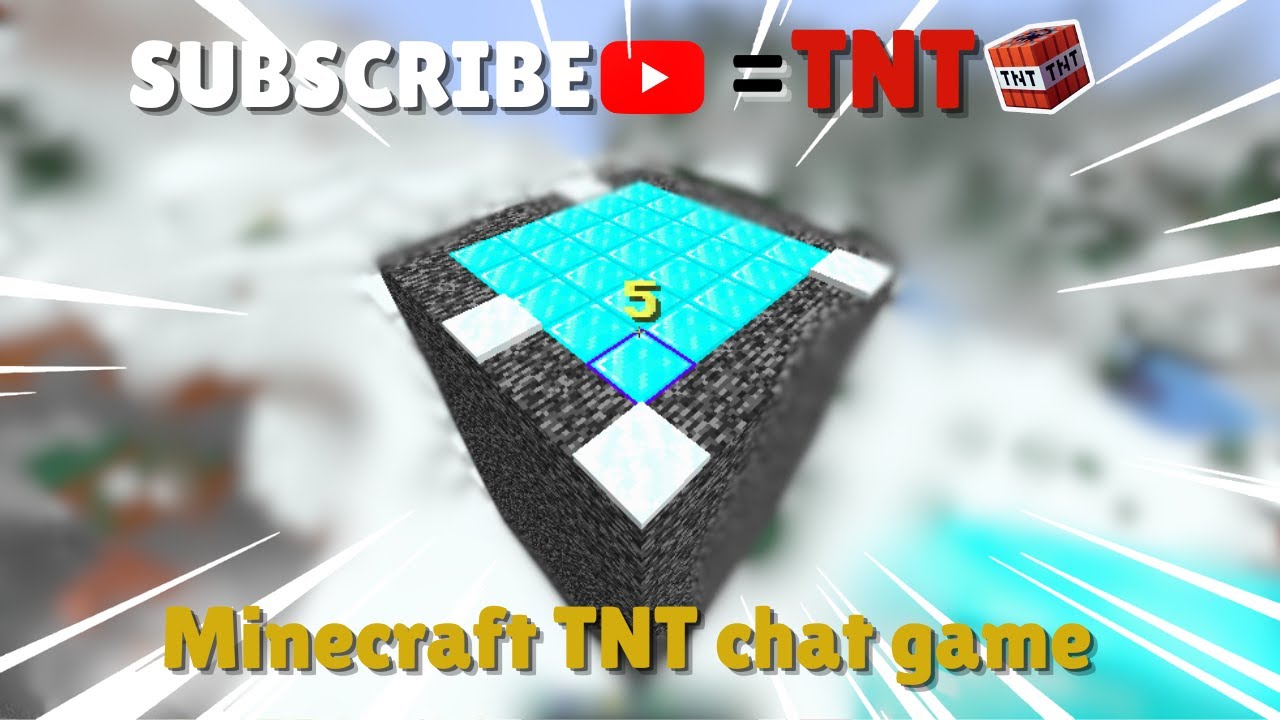 Infinite Tnt vs streamer | Minecraft tnt chat game | subscribe = 10x ...