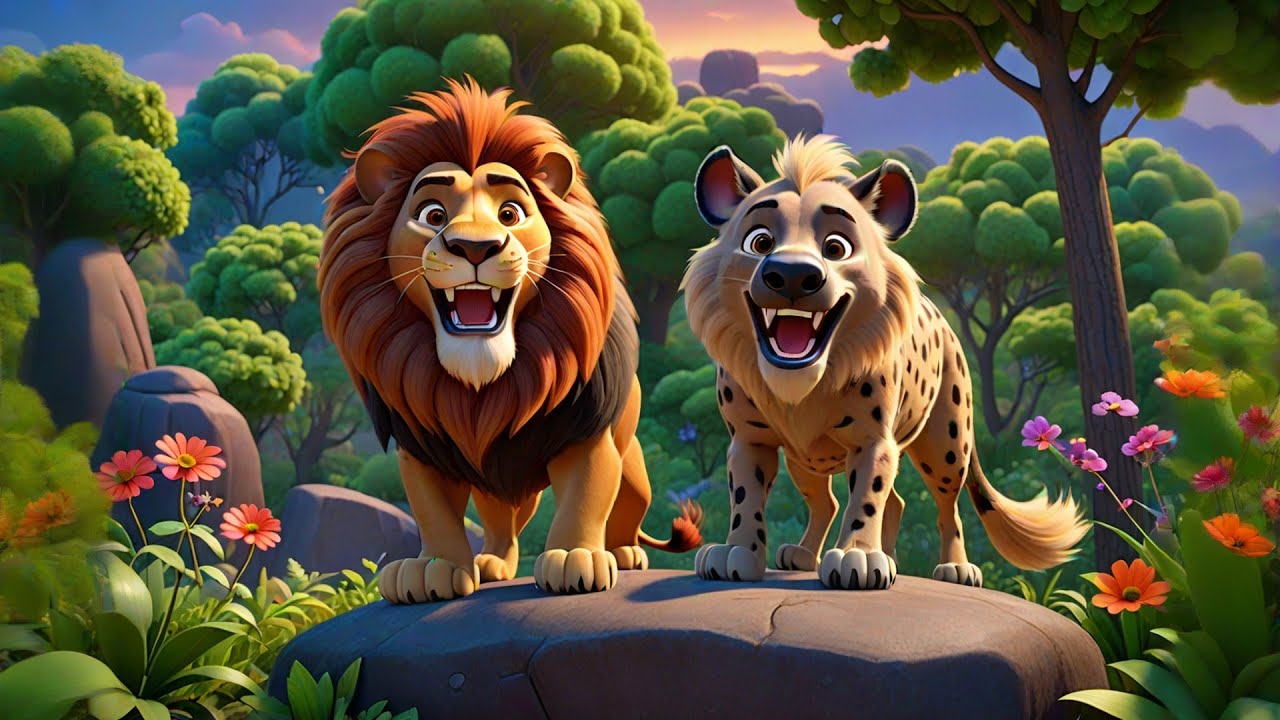 The Lion’s Loud Laughing Contest 🦁😂 | Fun Story for Kids | Preschool ...