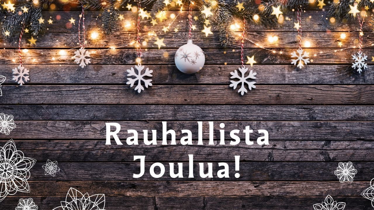 Rauhallista joulua ja siunausta vuodelle 2023! 🙏🎄 - YouTube