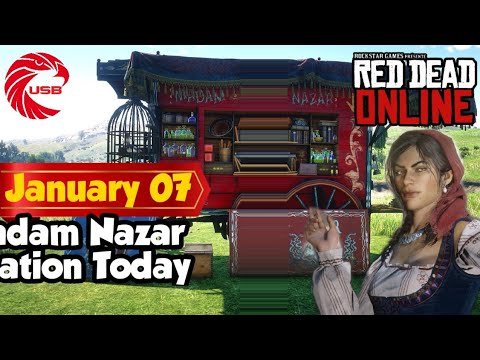 January 7 RDR2 Online Madam Nazar location Today - Red Dead Online ...