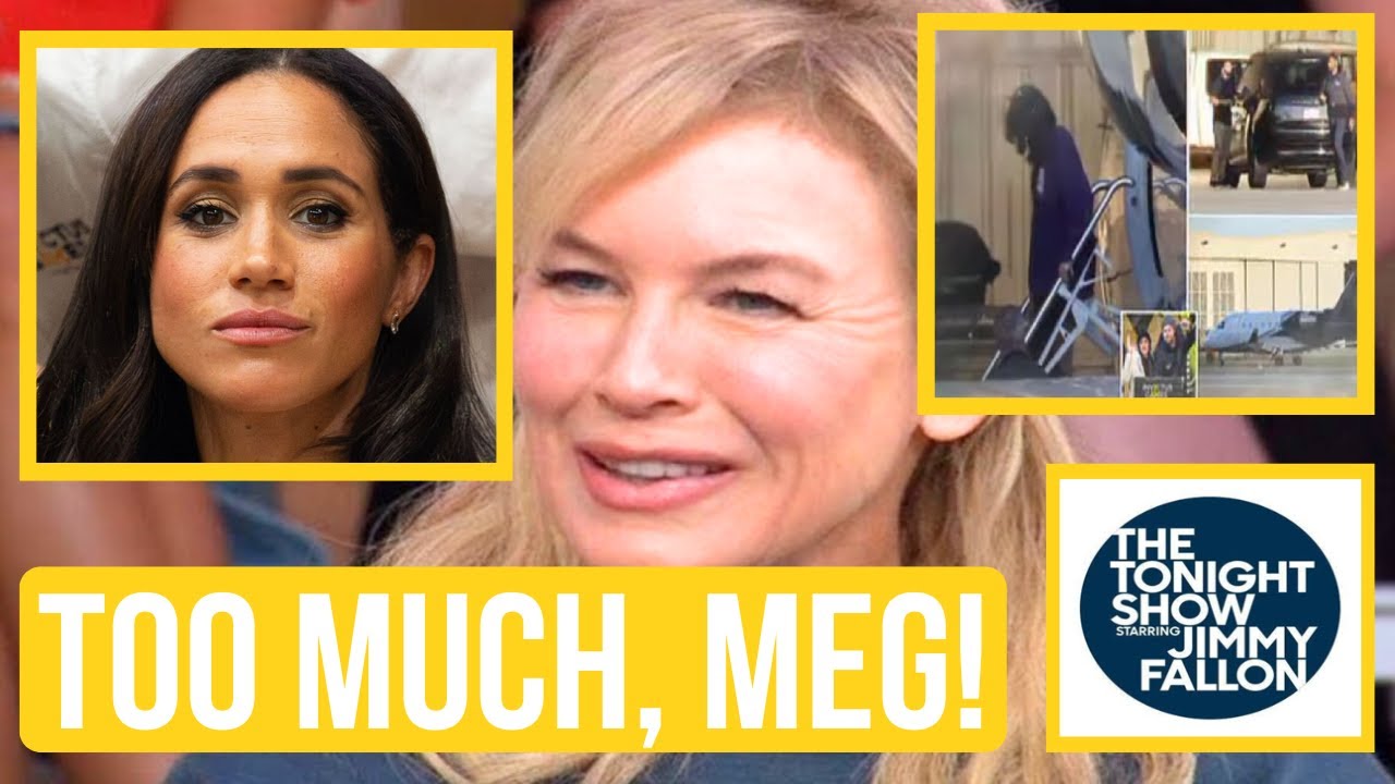 Renée Zellweger Mocks Meghan’s Ridiculous Luggage at Invictus Exit ...