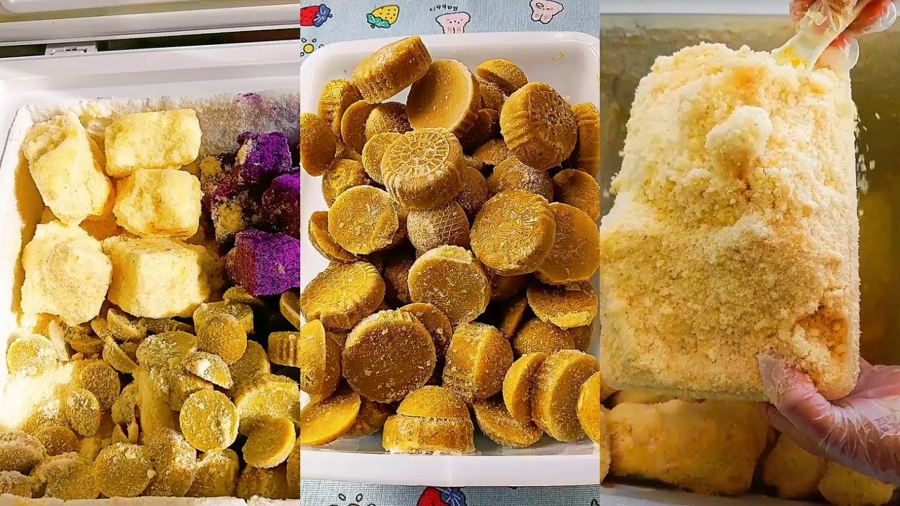 Freezer Frost Ice | Crunchy Buckwheat Ice Eating Sound | Powdery Ice ...