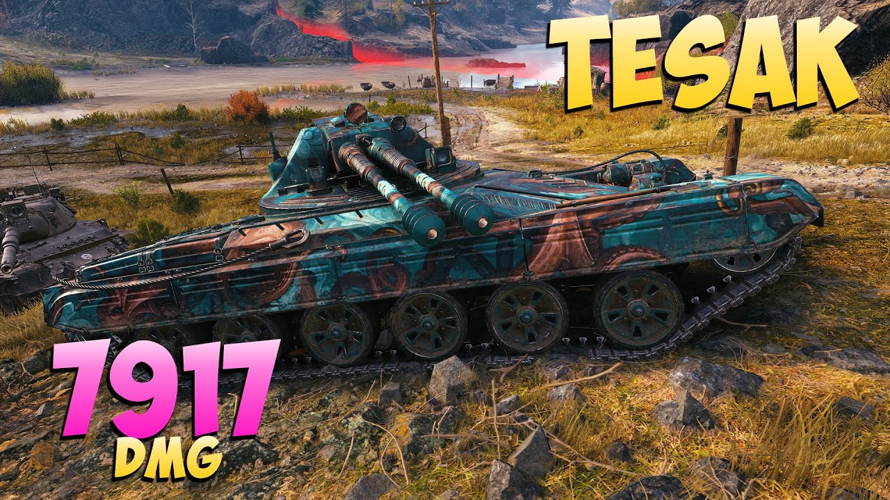 Tesak - 4 Kills 7.9K DMG - Piercing! - World Of Tanks - YouTube